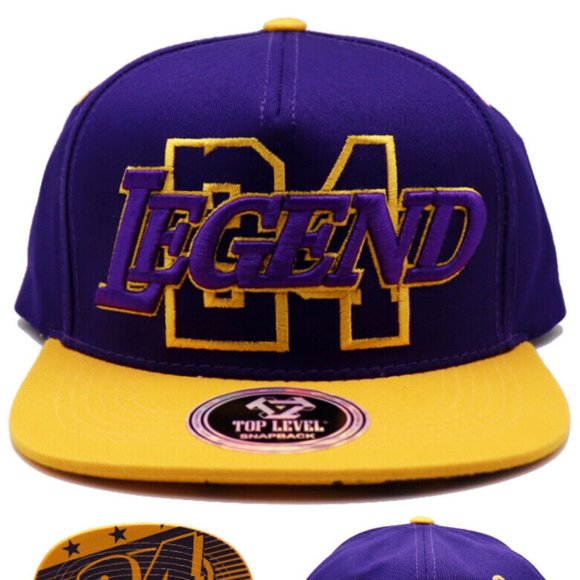 Top Level | Accessories | Los Angeles Top Level Legend 24 Text Snapback ...